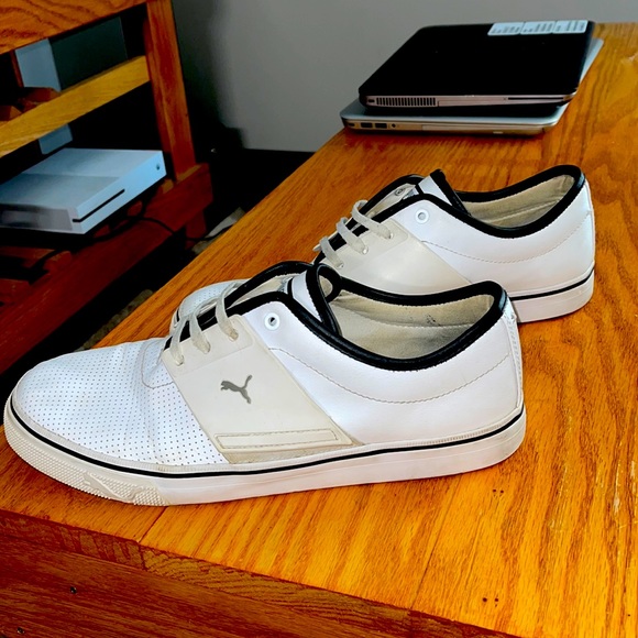 Puma | Shoes | Puma Mens Shoes White On Off White | Poshmark